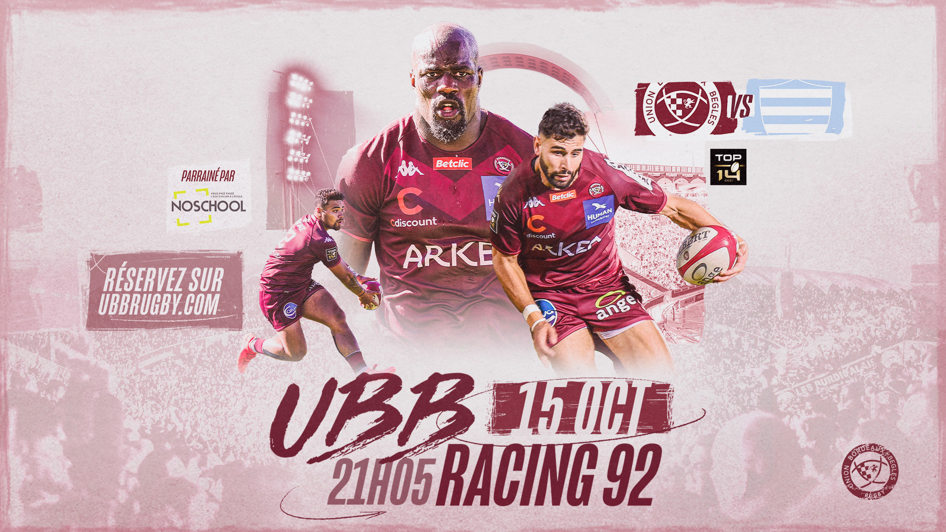 Ouverture de la billetterie pour UBB - Racing - Toutes les actus